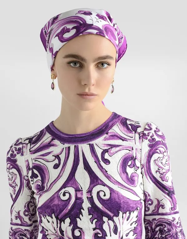 Dolce & Gabbana Majolica Print Short Dress