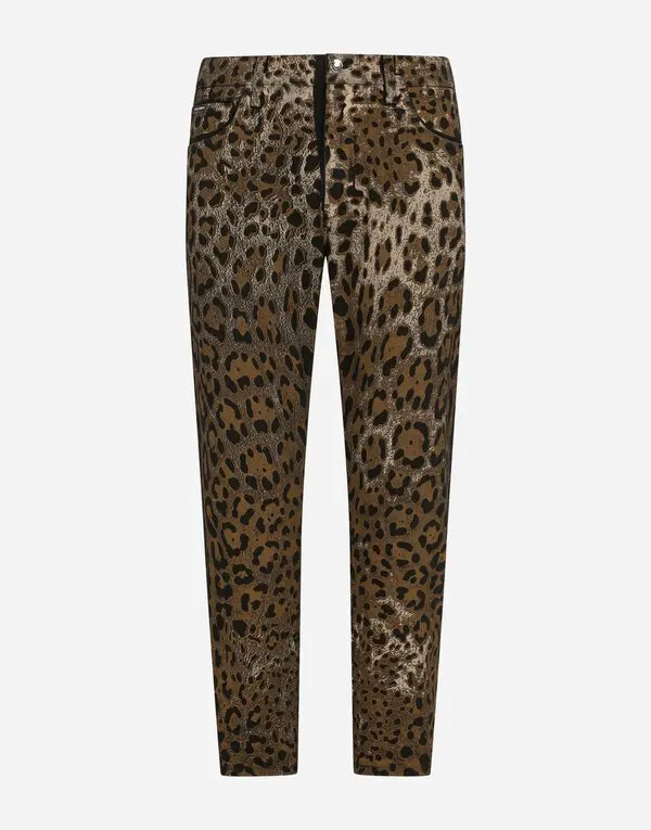 Dolce & Gabbana Cotton Denim Trousers - Multicolor