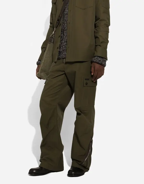 Dolce & Gabbana Technical Fabric Cargo Pants Pants And Shorts