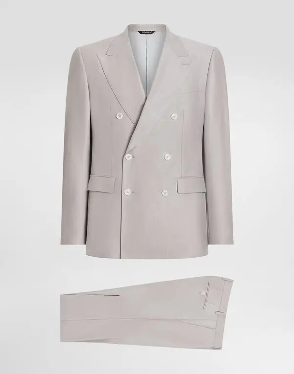 Dolce & Gabbana Deconstructed Double-breasted Wool And Silk Suit Suits And Blazers