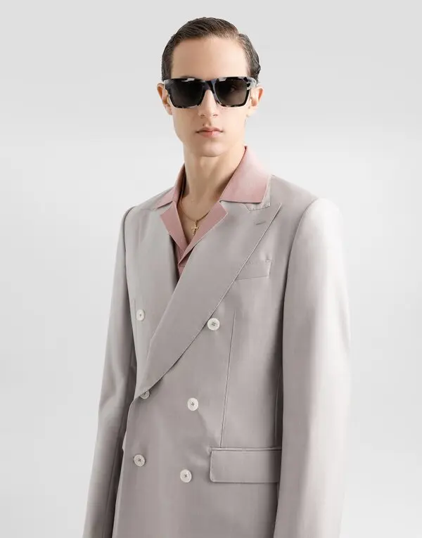 Dolce & Gabbana Deconstructed Double-breasted Wool And Silk Suit Suits And Blazers