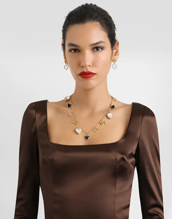 Dolce & Gabbana Dress In Stretch Satin Dresses Satin