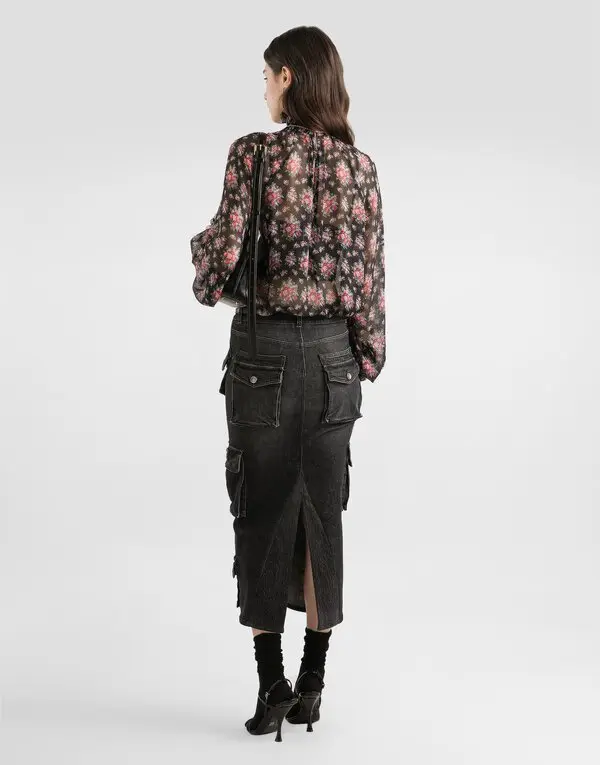 Dolce & Gabbana Denim Skirt Denim And Jeans Multi-colored