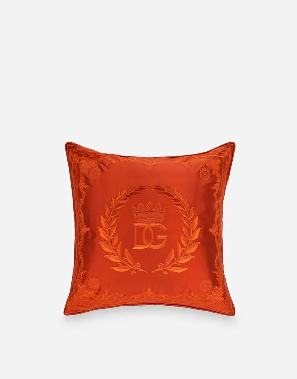 Dolce & Gabbana Mikado Silk Cushion Medium Special Cushions - Multicolor