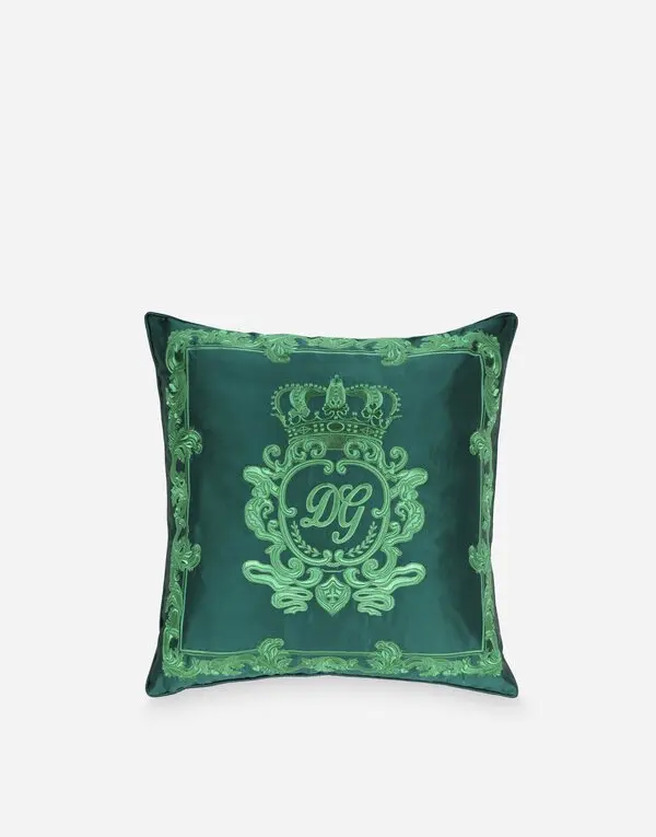Dolce & Gabbana Mikado Silk Cushion Medium Special Cushions - Multicolor