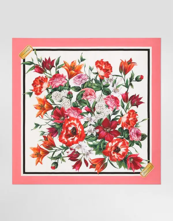 Dolce & Gabbana 90x90 Silk Twill Foulard Scarves And Silks - Print