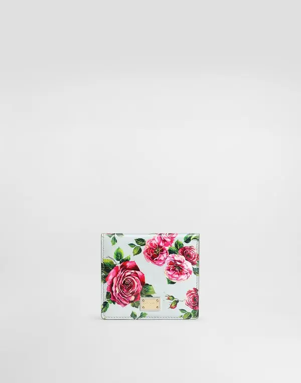 Dolce & Gabbana Polished Calfskin Wallet Wallets And Small Leather Goods - Print
