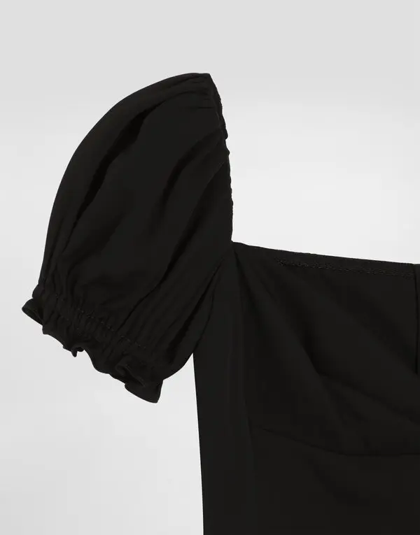 Dolce & Gabbana Stretch Charmeuse Dress Dresses Silk