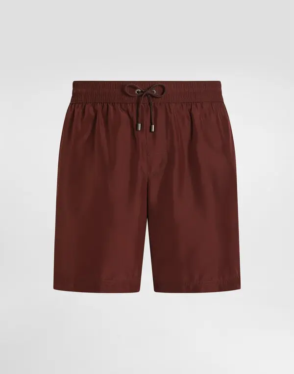 Dolce & Gabbana Boxer Medio Beachwear Burgundy - Bordeaux