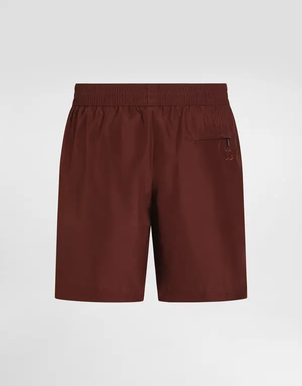 Dolce & Gabbana Boxer Medio Beachwear Burgundy