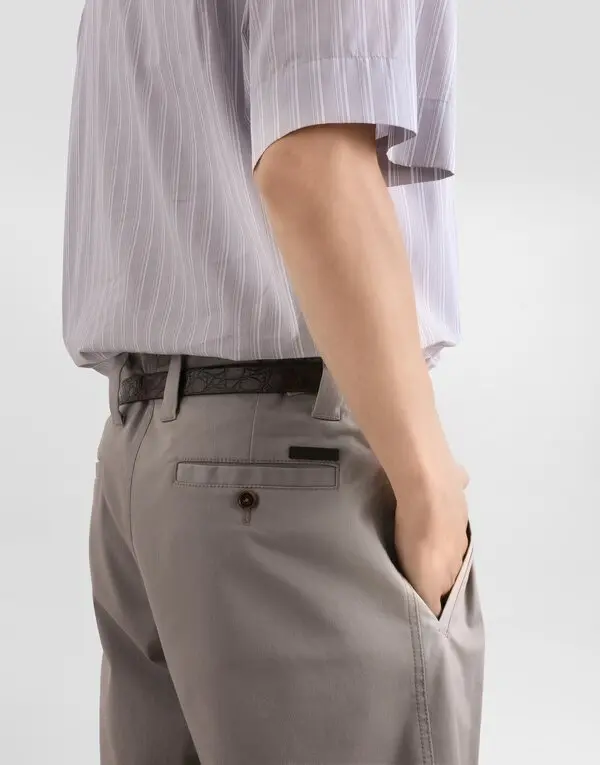 Dolce & Gabbana Cotton Bermuda Shorts - Grey