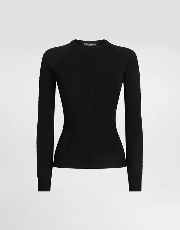 Dolce & Gabbana Viscose Cardigan Sweaters And Cardigans - Black