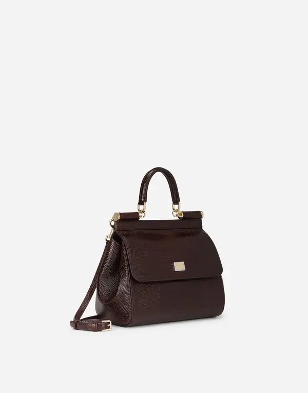 Dolce & Gabbana Borsa A Mano Handbags Burgundy - Bordeaux