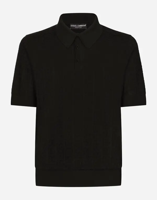 Dolce & Gabbana Polo M/c Sweaters And Cardigans - Black
