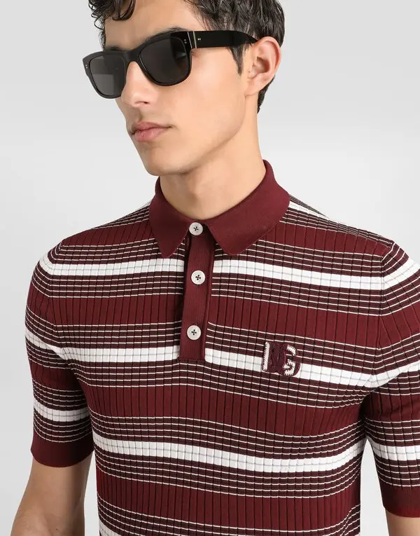 Dolce & Gabbana Polo M/c Sweaters And Cardigans - Multicolor