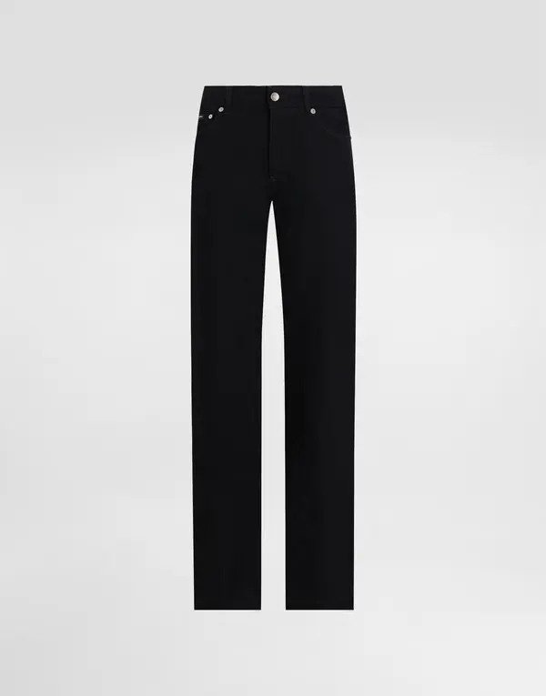 Dolce & Gabbana Loose Denim Jeans With Pressed Pleat Denim And Jeans Multi-colored - Multicolor