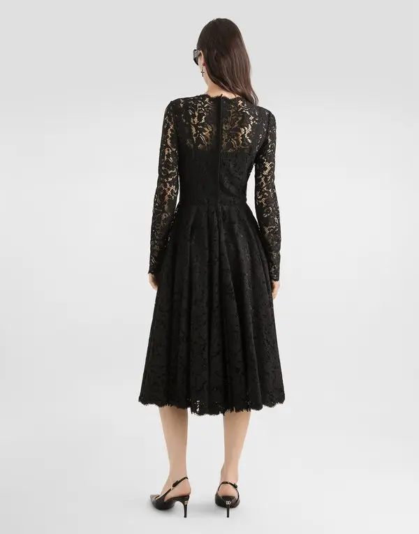 Dolce & Gabbana Lace Dress Dresses - Black