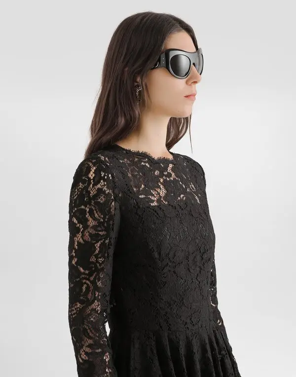 Dolce & Gabbana Lace Dress Dresses - Black