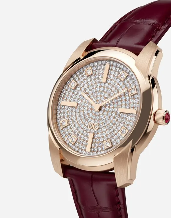 Dolce & Gabbana Dg7 Pavé Gold Watch Watches