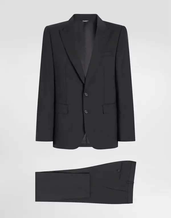 Dolce & Gabbana Stretch Wool Martini-fit Suit Suits And Blazers Wool