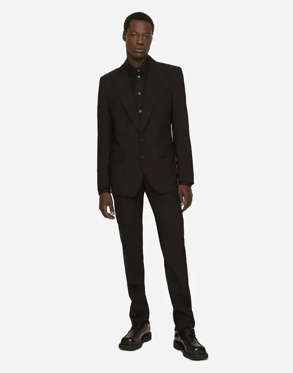 Dolce & Gabbana Stretch Wool Martini-fit Suit Suits And Blazers Wool