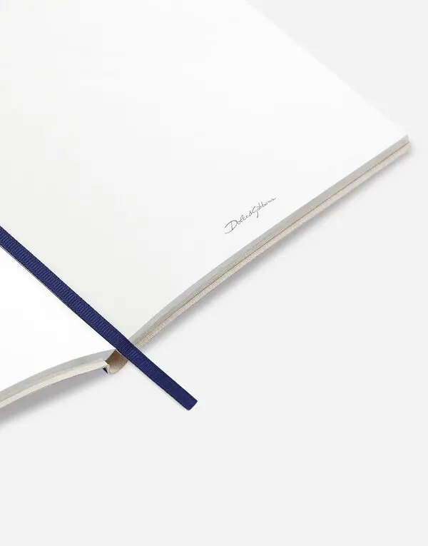 Dolce & Gabbana Large Blank Notebook Textile Cover Notebooks