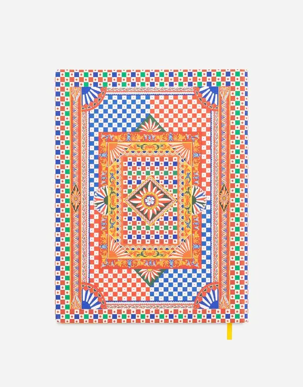 Dolce & Gabbana Large Blank Notebook Textile Cover Notebooks