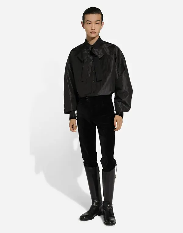 Dolce & Gabbana Super-oversize Silk Shirt Shirts