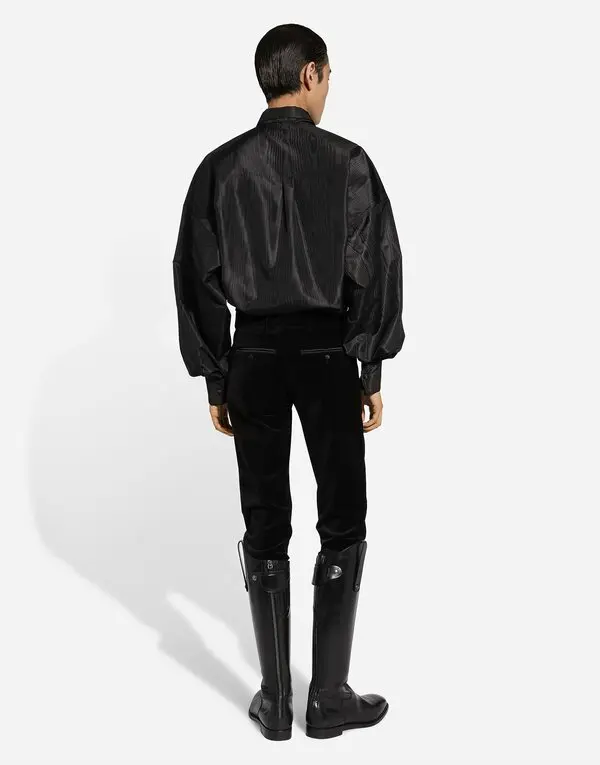 Dolce & Gabbana Super-oversize Silk Shirt Shirts