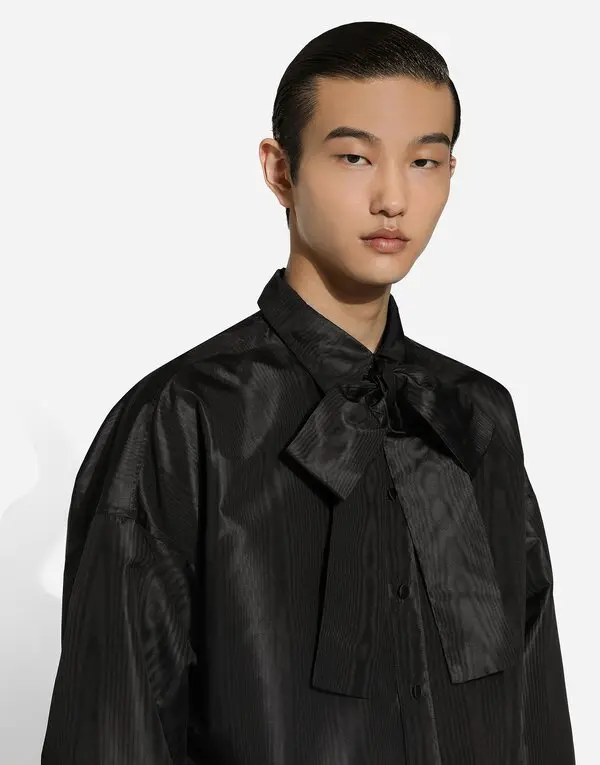 Dolce & Gabbana Super-oversize Silk Shirt Shirts