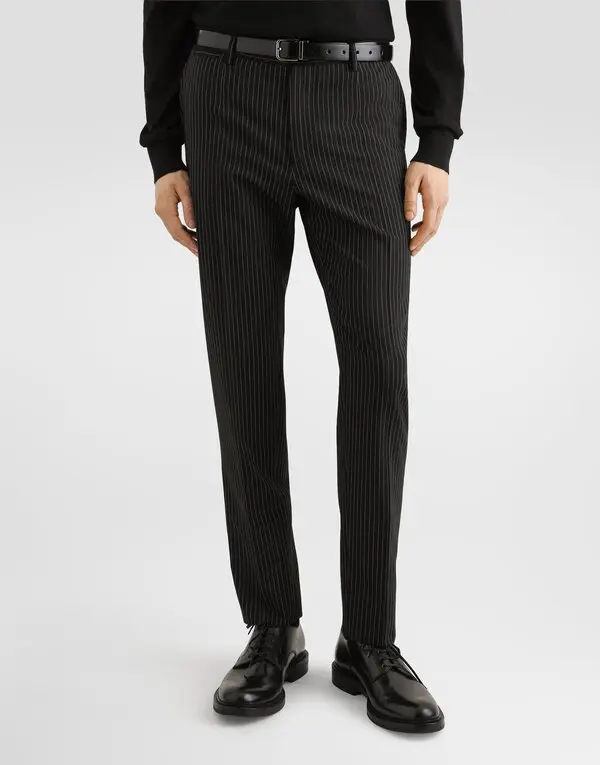 Dolce & Gabbana Wool Pinstripe Trousers