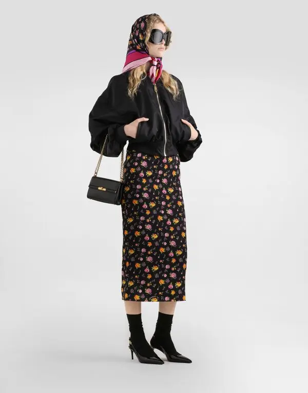 Dolce & Gabbana Nylon Gabardine Jacket Coats And Jackets