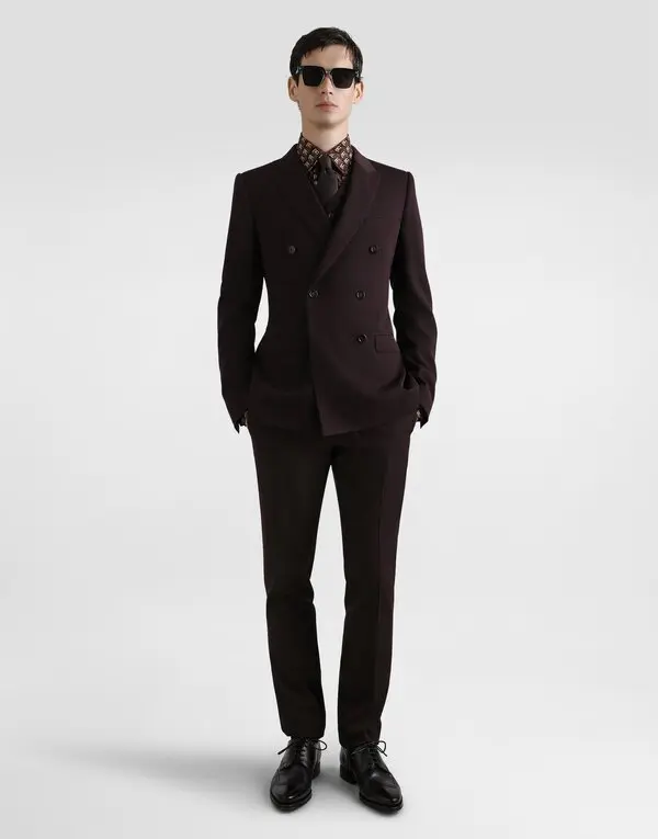 Dolce & Gabbana Ed Silk Twill Martini Shirt Shirts