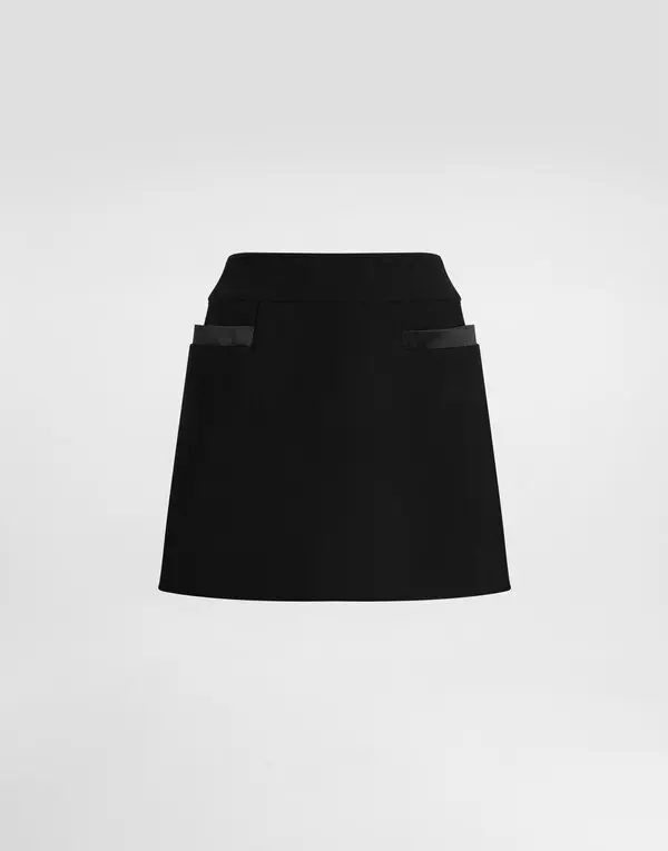 Dolce & Gabbana Double Crêpe Basque Skirt Skirts
