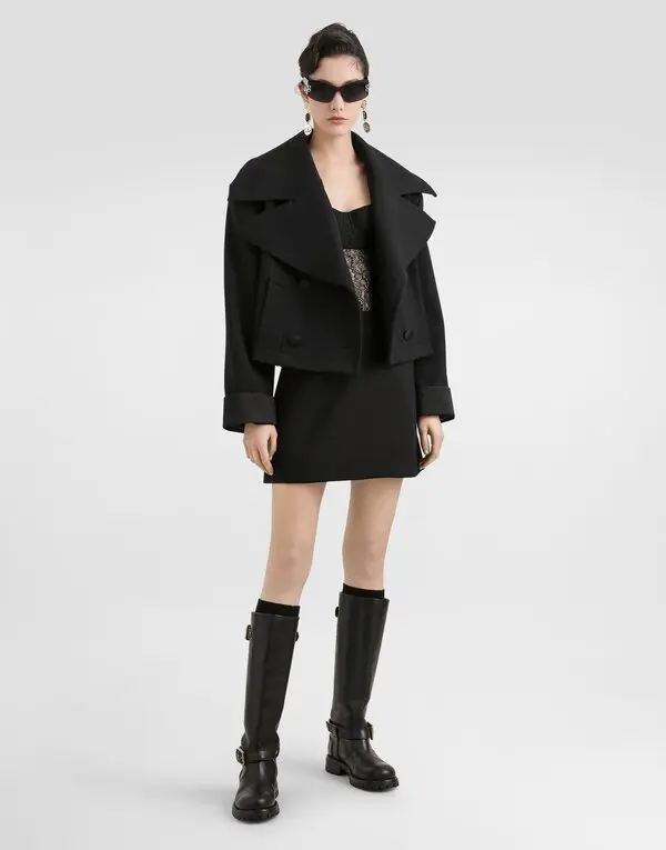 Dolce & Gabbana Double Crêpe Basque Skirt Skirts