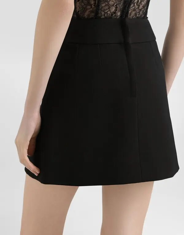 Dolce & Gabbana Double Crêpe Basque Skirt Skirts
