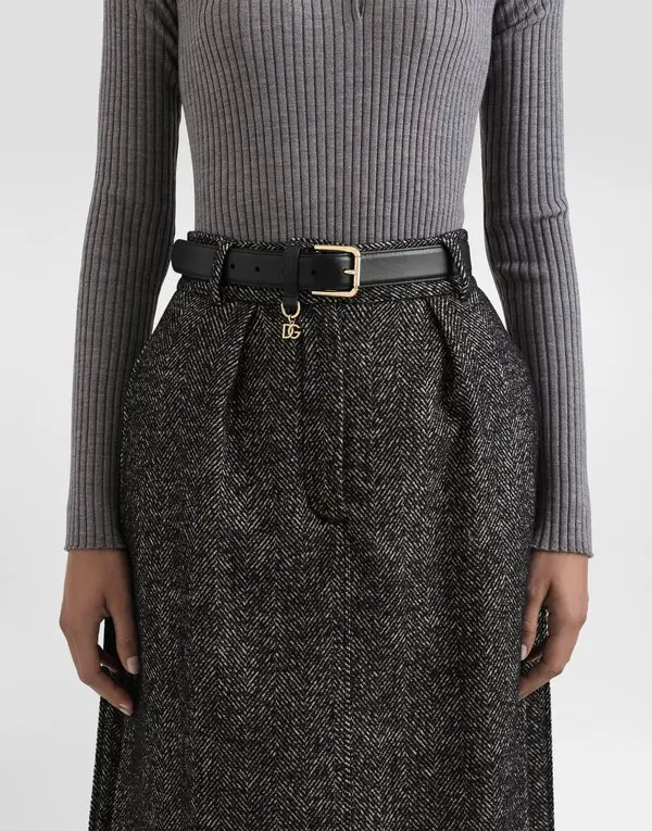 Dolce & Gabbana Dg Charm Belt Belts Leather - Black