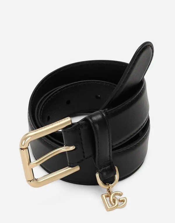 Dolce & Gabbana Dg Charm Belt Belts Leather - Black