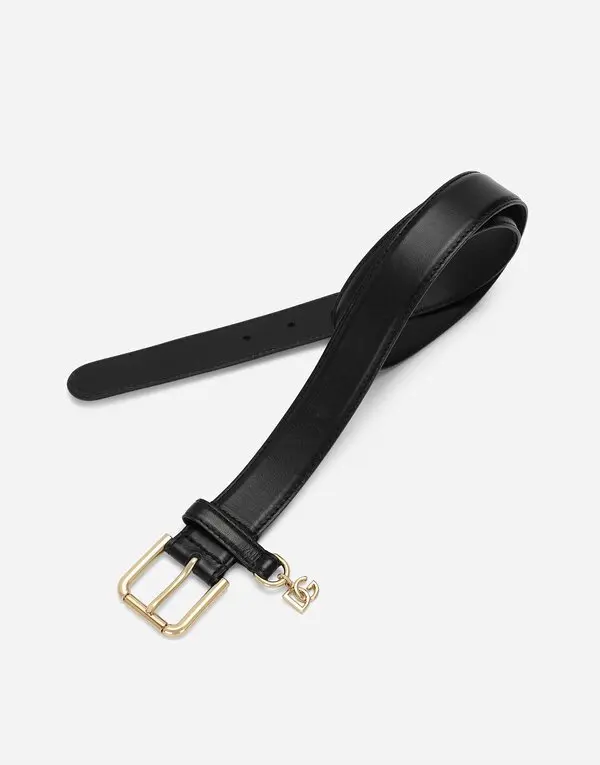 Dolce & Gabbana Dg Charm Belt Belts Leather - Black