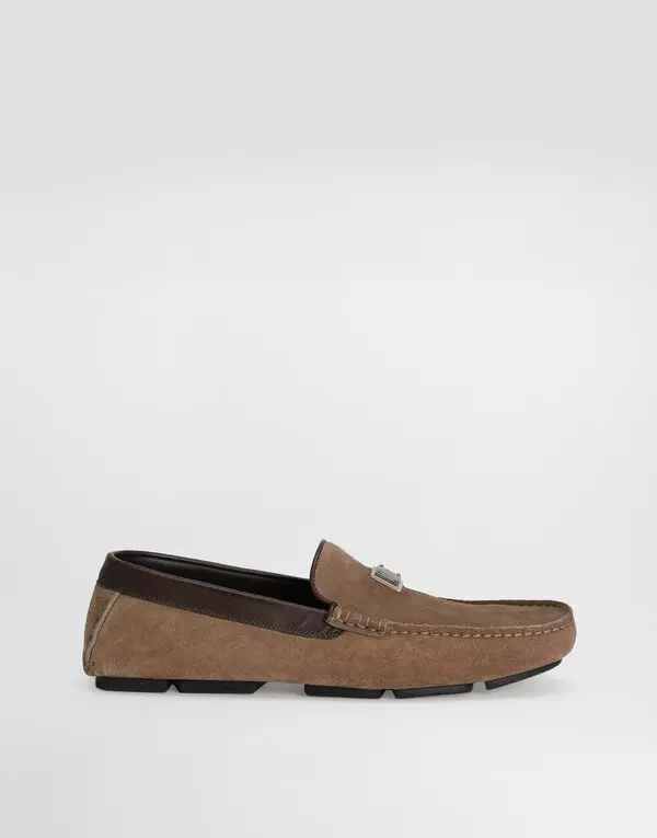 Dolce & Gabbana Split Calfskin Slipper Drivers - Multicolor