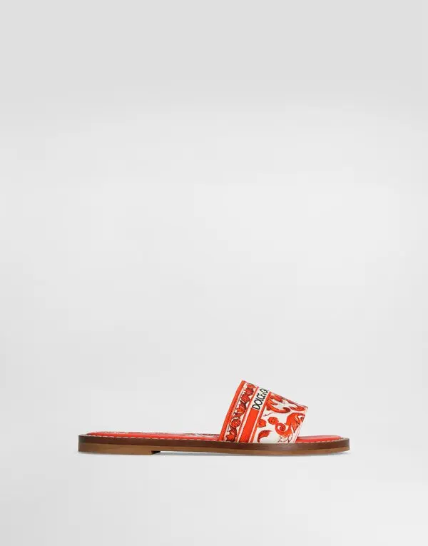 Dolce & Gabbana Flat Slip-on Sandals - Multicolor