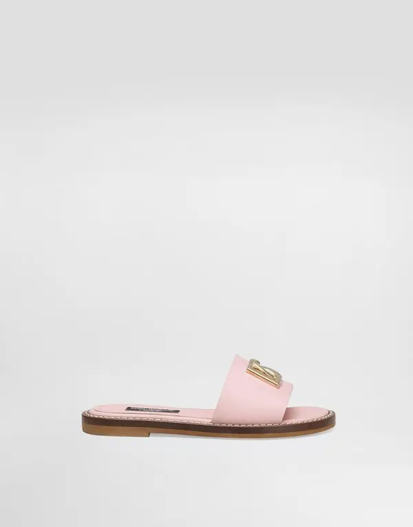 Dolce & Gabbana Ciabatta Flat Shoes - Pink