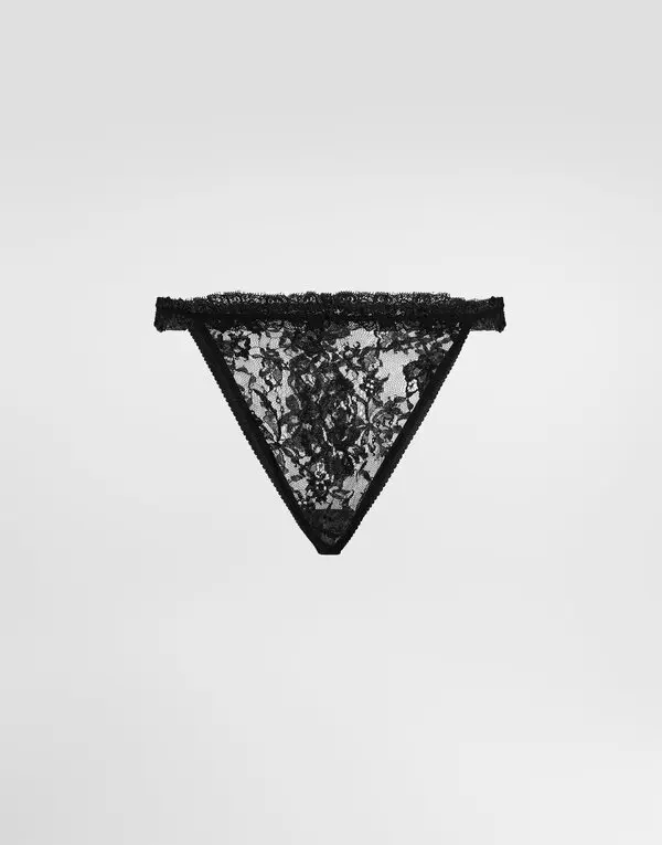 Dolce & Gabbana Lace Briefs Underwear - Black