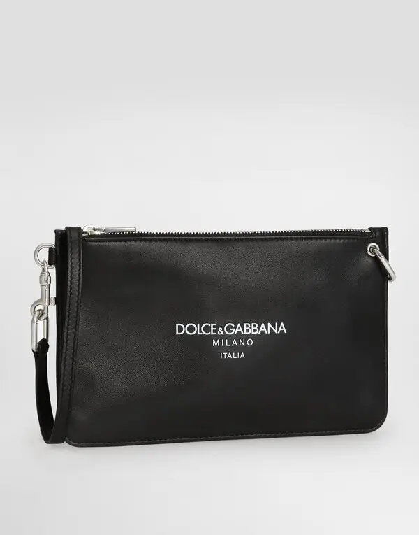 Dolce & Gabbana Calfskin Toiletry Bag Briefcase And Clutches
