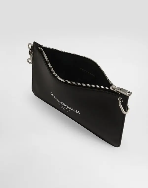 Dolce & Gabbana Calfskin Toiletry Bag Briefcase And Clutches