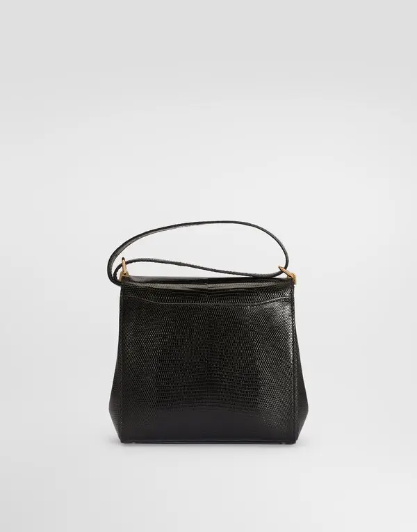 Dolce & Gabbana Marlene Lizard Skin Shoulder Bag