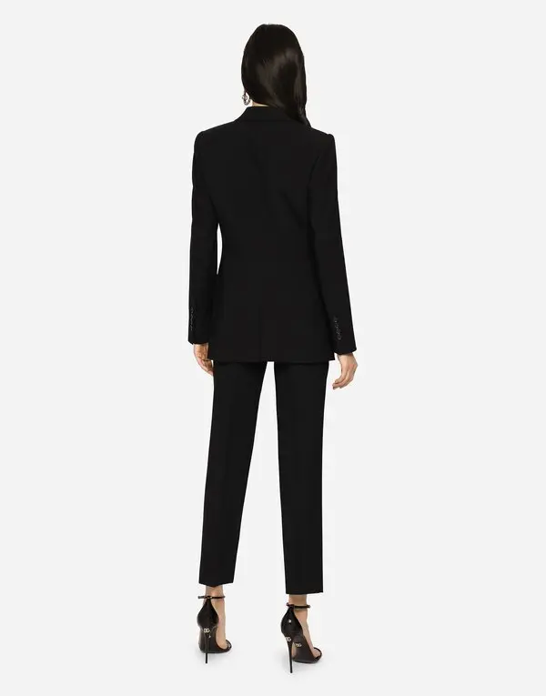 Dolce & Gabbana Single-breasted Woolen Turlington Blazer Blazers