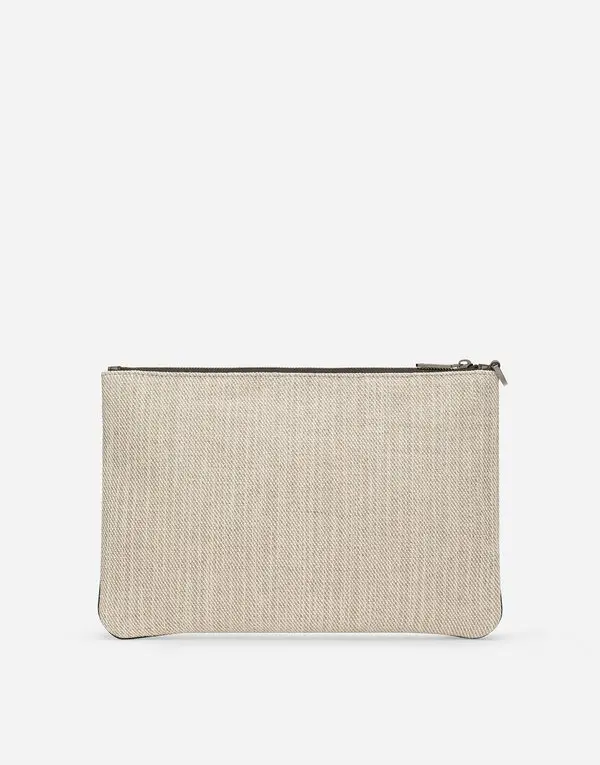 Dolce & Gabbana Canvas Pouch Briefcase And Clutches Cotton