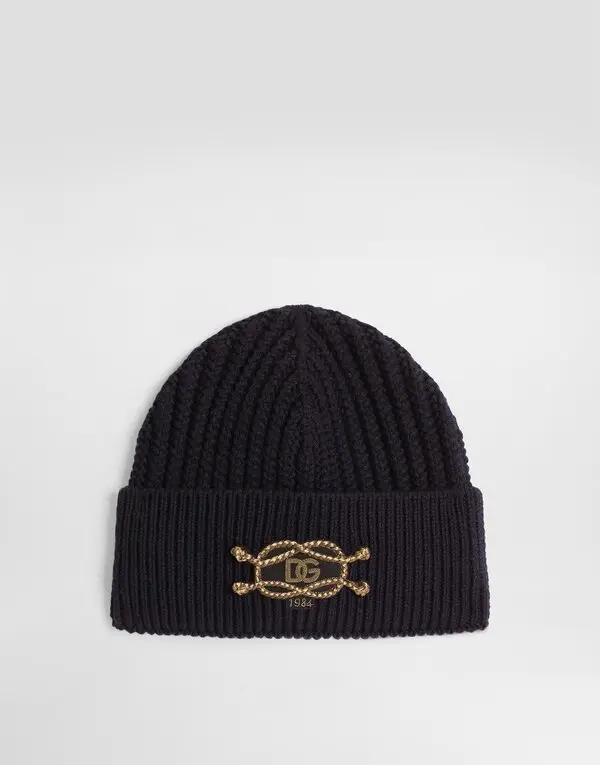 Dolce & Gabbana Rib-knit Hat - Blue