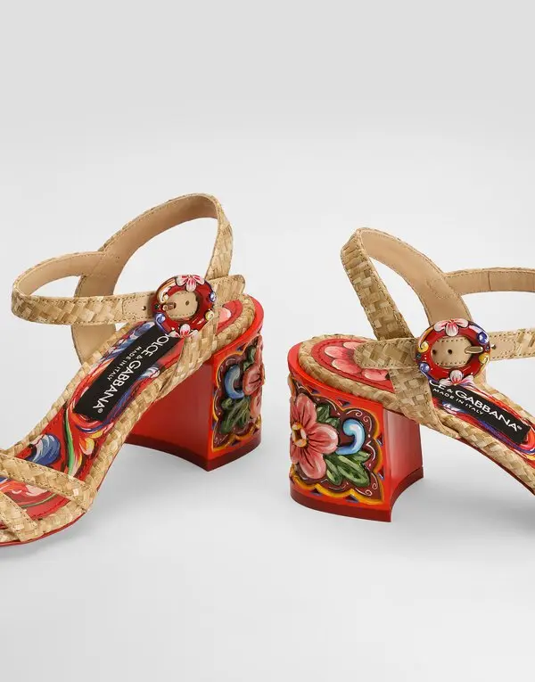 Dolce & Gabbana Sandalo Sandals And Wedges - Multicolor